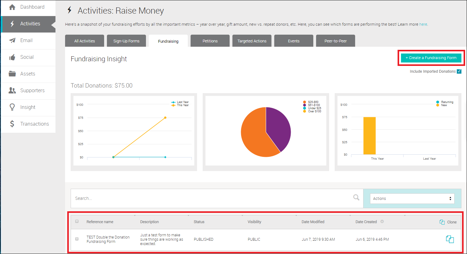 Does Double the Donation integrate with Salsa Labs?